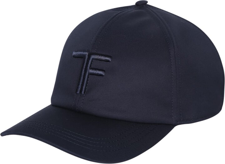 Tom Ford Tf Logo Blue Hat - ShopStyle