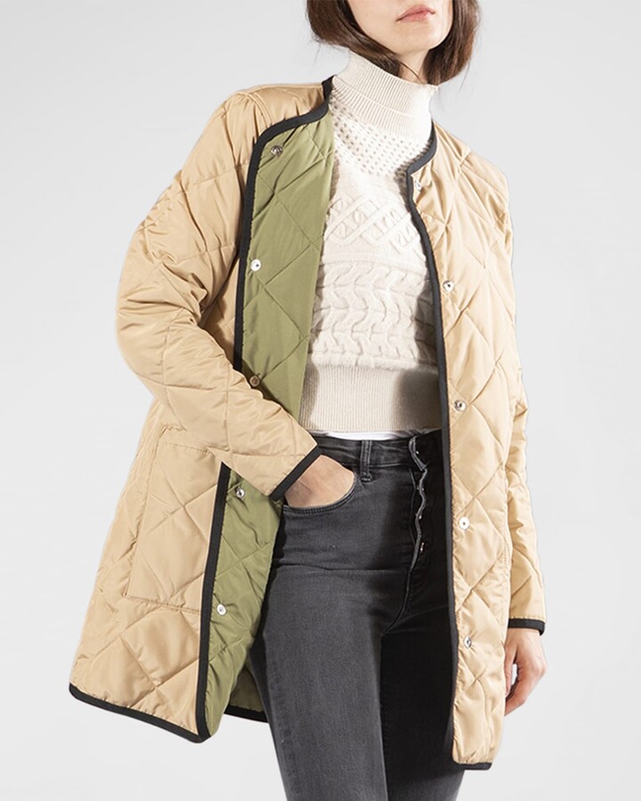 Jane Post Reversible Quilted Puffer Coat - ShopStyle