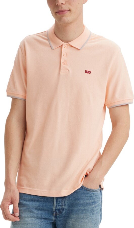 Levi's Men's Housemark Standard-Fit Tipped Polo Shirt - ShopStyle