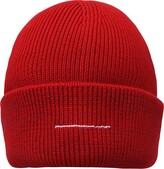 MM6 MAISON MARGIELA Stitch Detailed Beanie - ShopStyle Hats