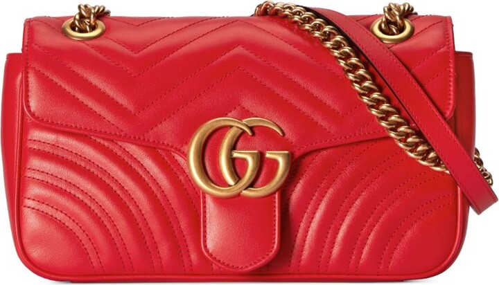 Gucci small GG Marmont shoulder bag - ShopStyle