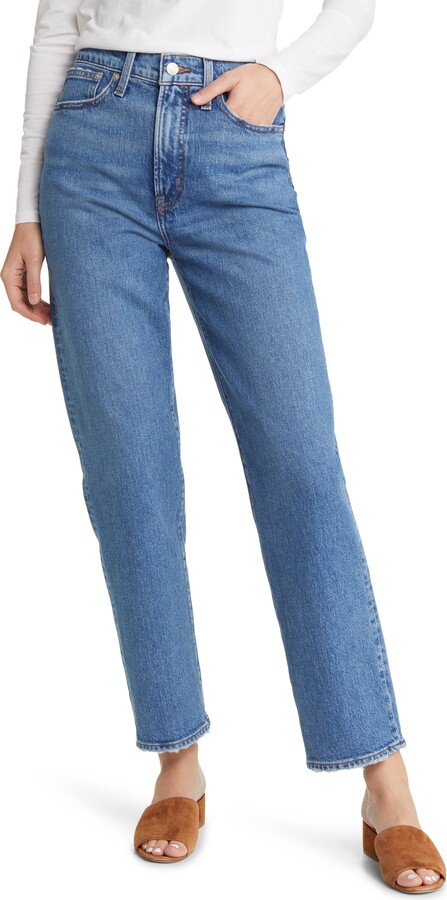 Madewell The Perfect Vintage Straight Leg Jeans - ShopStyle