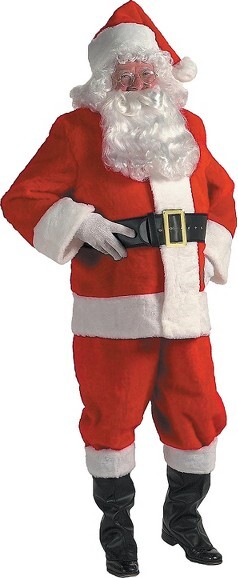 Halco Mens Rental Quality Santa Suit Costume - Large - Red - ShopStyle ...