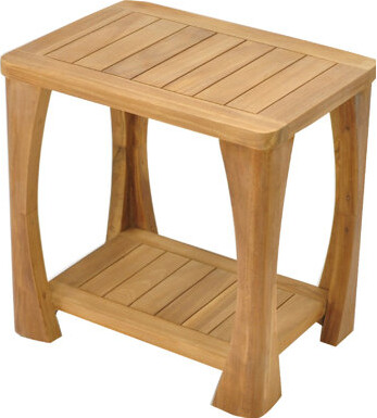 Bayou Breeze Whatley 18" W Teak Shower Bench - ShopStyle Outdoor Furniture