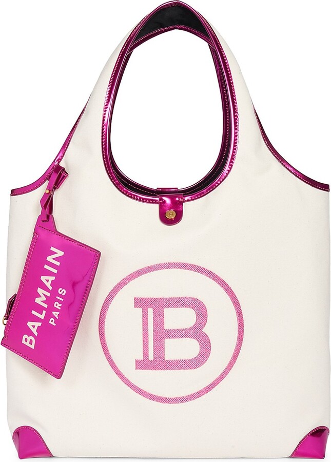 Balmain B-Army Logo Shopper Bag - ShopStyle