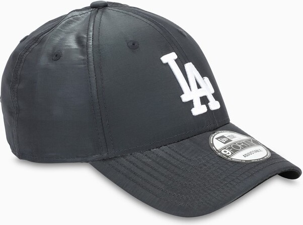 New Era Cap Black nylon LA baseball cap - ShopStyle Hats