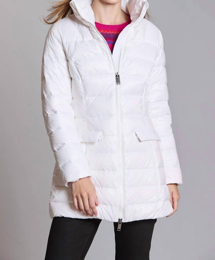 tyler boe Tracker Coat In White - ShopStyle