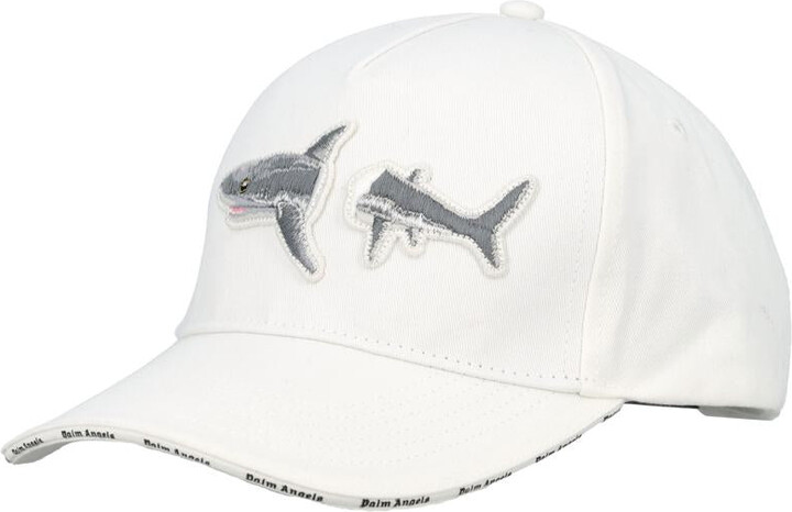 Palm Angels Broken shark cap - ShopStyle Hats