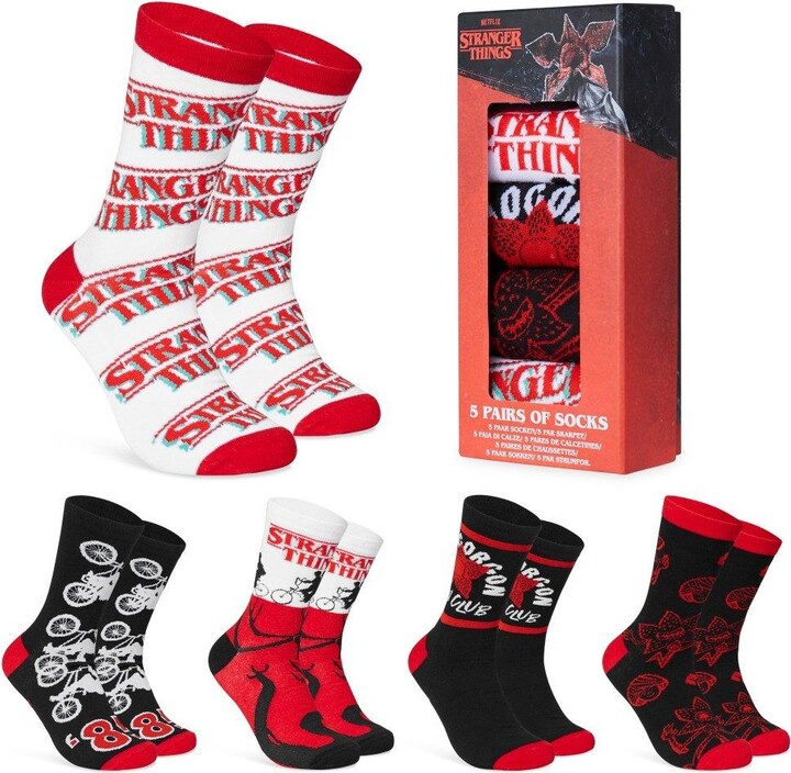 Stranger Things TV Series Socks 5 Pack - ShopStyle