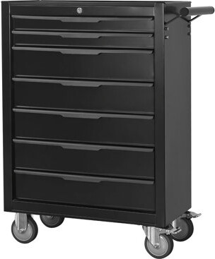 WFX Utility 7-Drawer Rolling Tool Chest Cabinet, Large Capacity Metal Tool Box With Wheels And ...