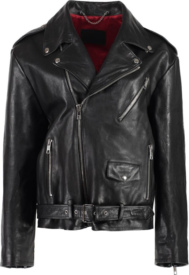 Gucci Leather Jacket - ShopStyle