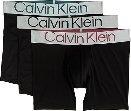 Calvin Klein Underwear Sustainable Steel Micro Boxer Brief 3-Pack ...