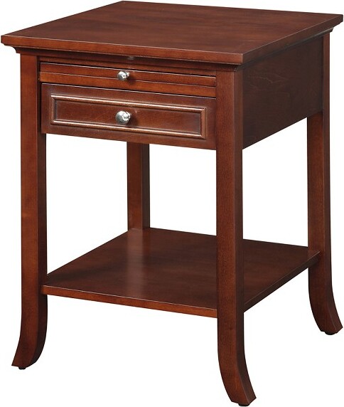 American Heritage Logan End Table with Drawer/Slide - Breighton Home ...