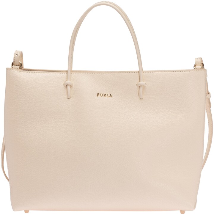 Furla Logo Top Handle Tote Bag - ShopStyle