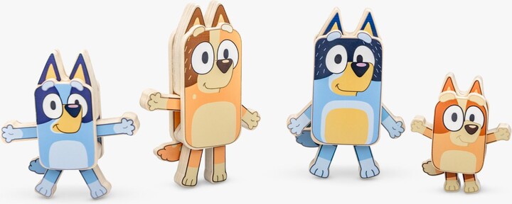 Bluey Wooden Character Figures - ShopStyle Games & Puzzles