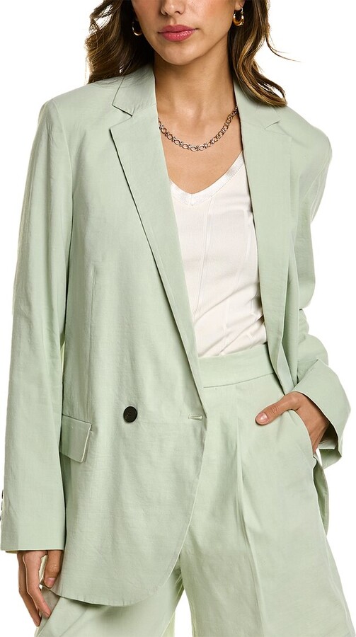 Theory Boy Linen-Blend Jacket - ShopStyle