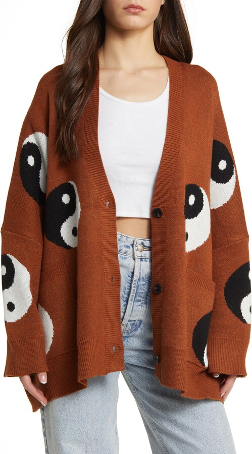 Dressed in Lala Main Character Oversize Cardigan - ShopStyle