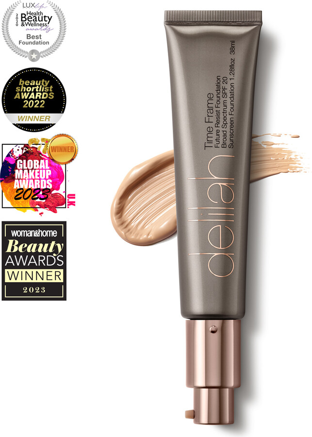 Delilah Time Frame Future Resist Foundation With Spf - Shell - ShopStyle