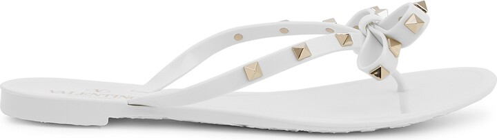 Valentino Garavani Rockstud Flip Flops - ShopStyle