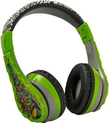 eKids Teenage Mutant Ninja Turtles Bluetooth Headphones for Kids, Over ...