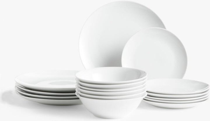 Glim & Glam Dinner Set 18 Piece Crockery Dinnerware Coupe - ShopStyle