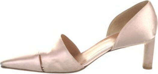 Richard Tyler Vintage Satin D'Orsay Pumps - ShopStyle