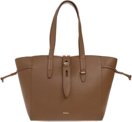 Furla Net Logo Detailed Medium Tote Bag - ShopStyle