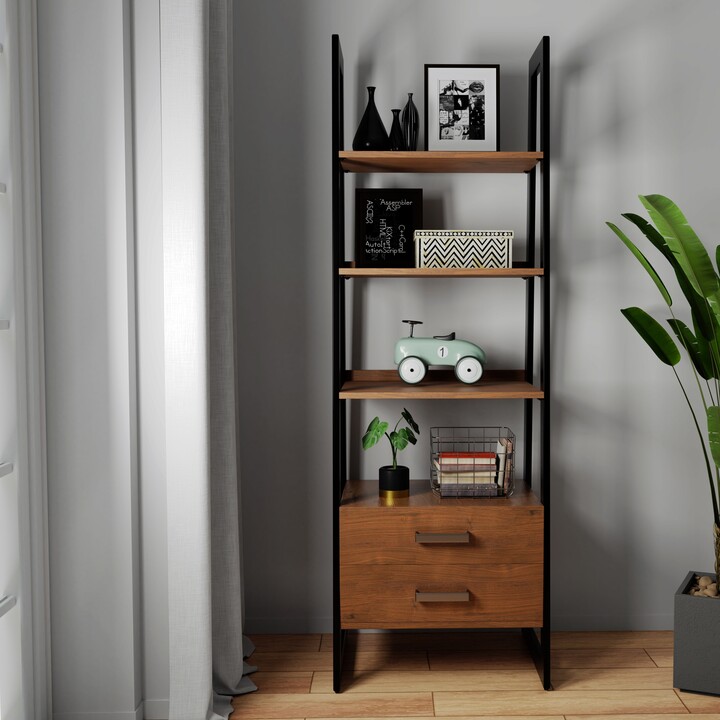WYNDENHALL Hawkins 72x24 inch Rectangle Modern Industrial SOLID WALNUT ...