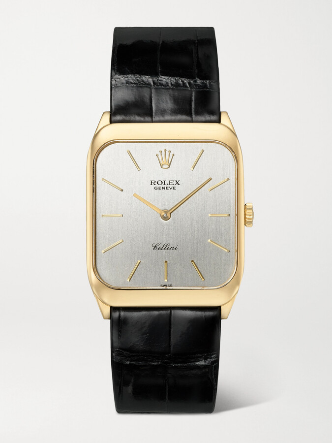 Stephanie Windsor + Rolex Vintage 1990 Cellini Hand-wound 27mm 18-karat ...