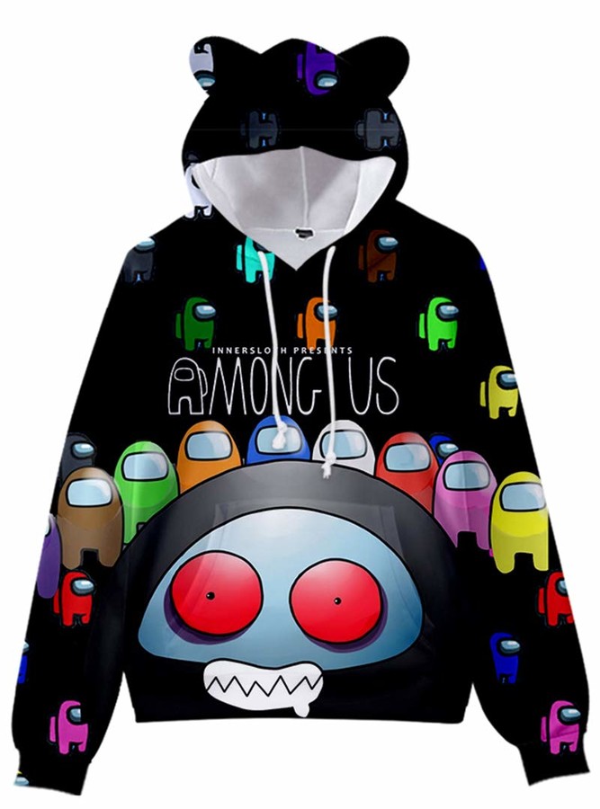 Takyojin Mens Adults 3D Game Among Us Hoodies Casual Sweatshirts with ...