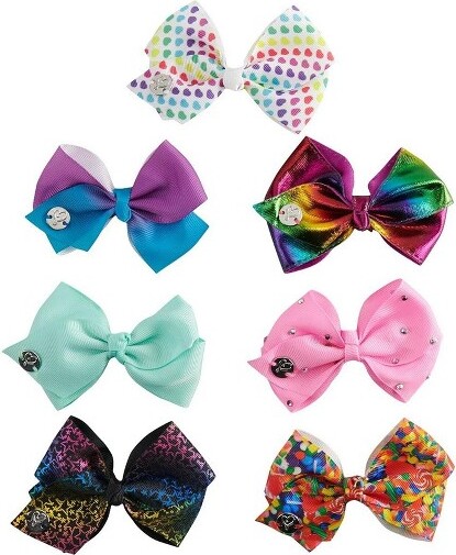 H.E.R. Accessories, Ltd. JoJo Siwa Days of the Week 7 Piece Bow Set ...