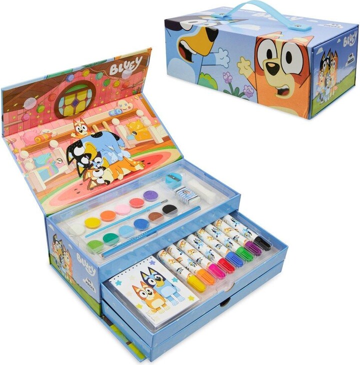 Bluey Colouring Case 44 Pieces - ShopStyle Home Office Accessories