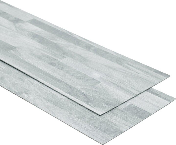 Living and Home Realistic Wood Effect Self Adhesive Flooring 36 Pcs ...