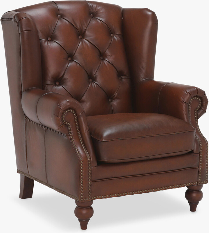 Barker and Stonehouse Ullswater Wing Chair, Vintage Tabac - ShopStyle ...