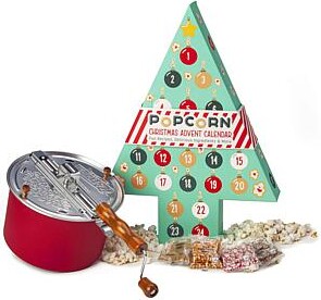 Wabash Valley Farms Christmas Popcorn Advent Calendar Popping Gift Set ...