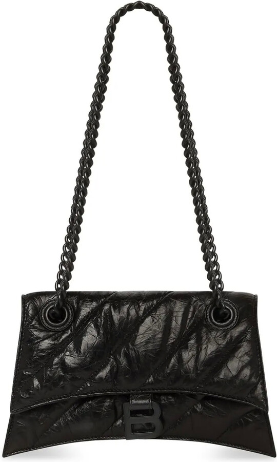 Balenciaga small Crush chain-strap shoulder bag - ShopStyle