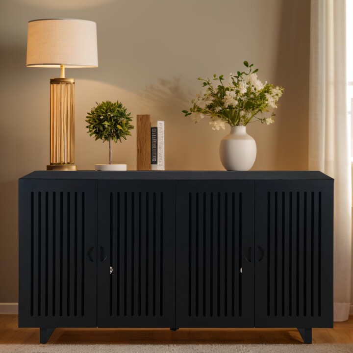 Proaxil Modern Accent Buffet with Adjustable Shelves Multifunctional ...