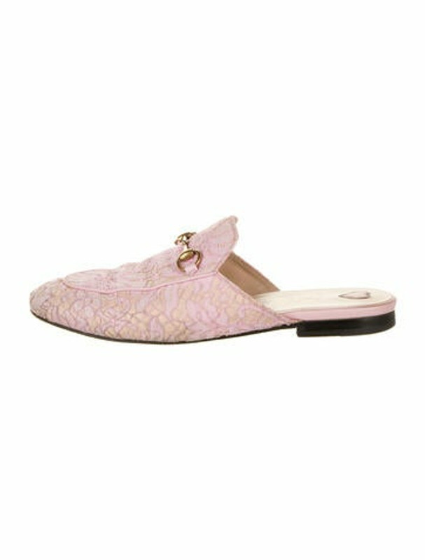 Gucci Princetown 1955 Horsebit Accent Mules Pink - ShopStyle Flats