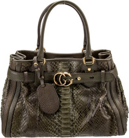 Gucci Medium Python Running Tote - ShopStyle
