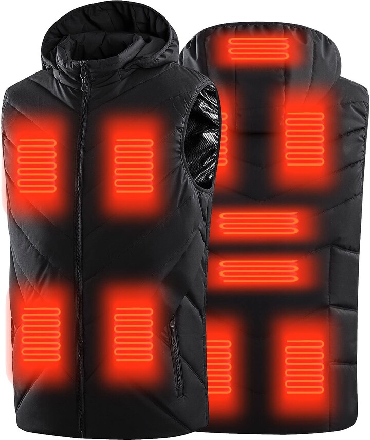 Fossean Thermal Vests for Men UK Yellow Jackets Mens Golf Gilet ...