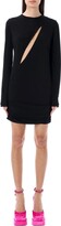 Versace Slashed mini dress - ShopStyle