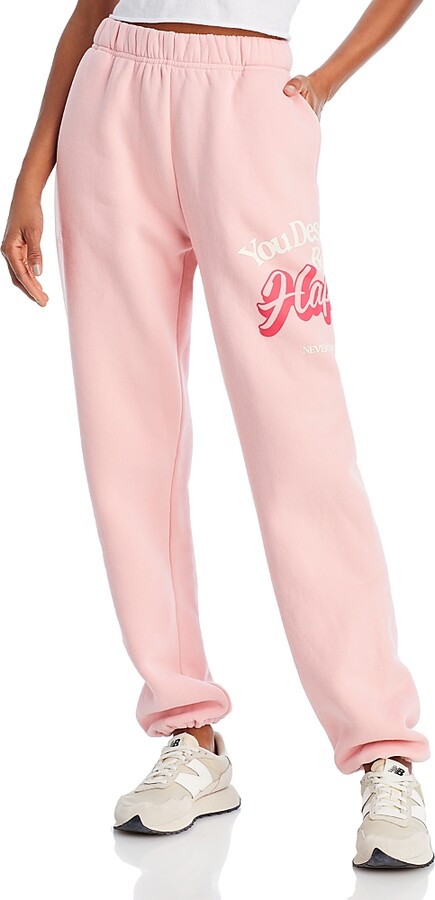Female The Mayfair Group Happy Graphic Sweatpants - ShopStyle Activewear Pants