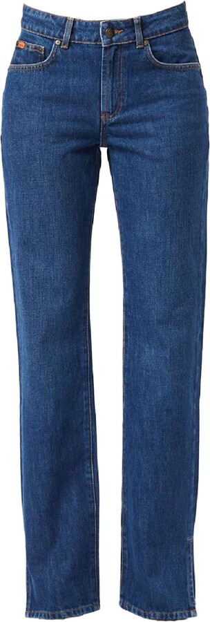 No44 Blue Rune Jean Straight Regular - ShopStyle