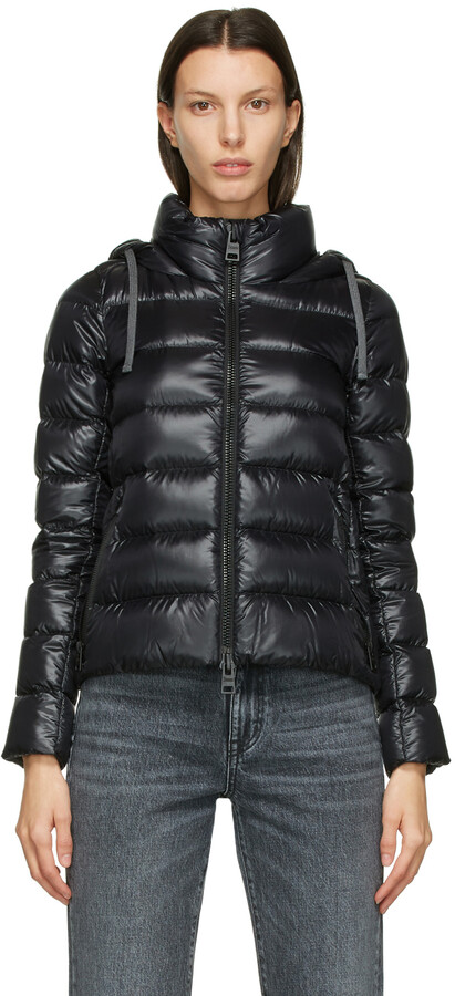 Herno Black Down Fast5Degradable Jacket - ShopStyle Outerwear
