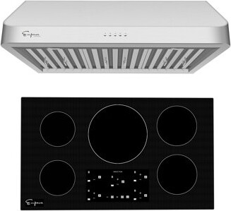 Empava 2 Piece Kitchen Package With 36" Induction Cooktop & 36" Ducted ...