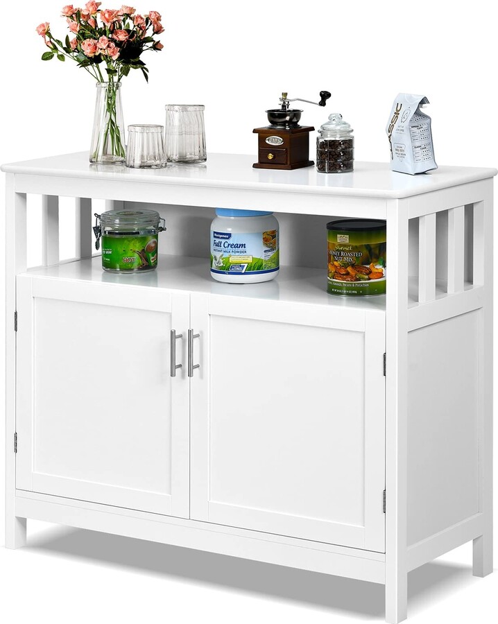 Global Pronex Kitchen Buffet Sideboard, Wood Storage Server Cupboard ...