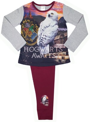 Kids Essentials Girls Harry Potter Pyjamas Owl Nightwear (Harry Potter ...
