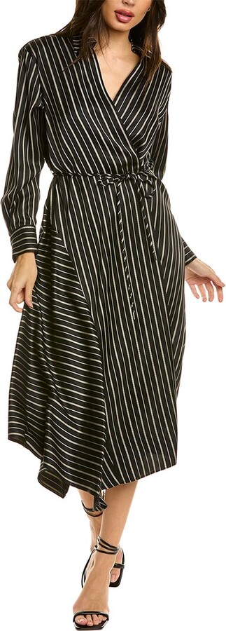 Theory Wrap Dress - ShopStyle