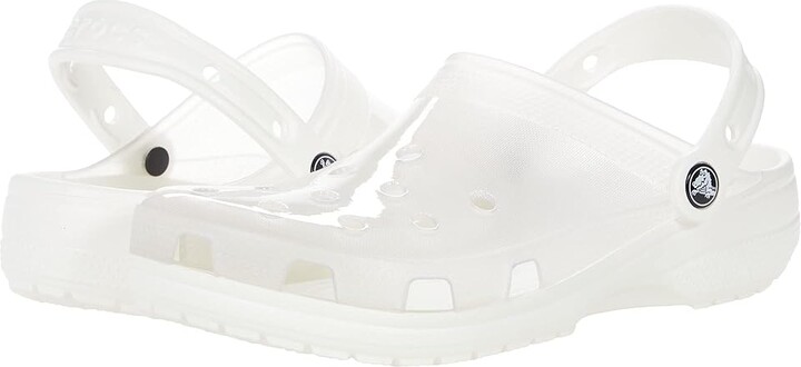 Crocs Classic Translucent Clog (White) Shoes - ShopStyle