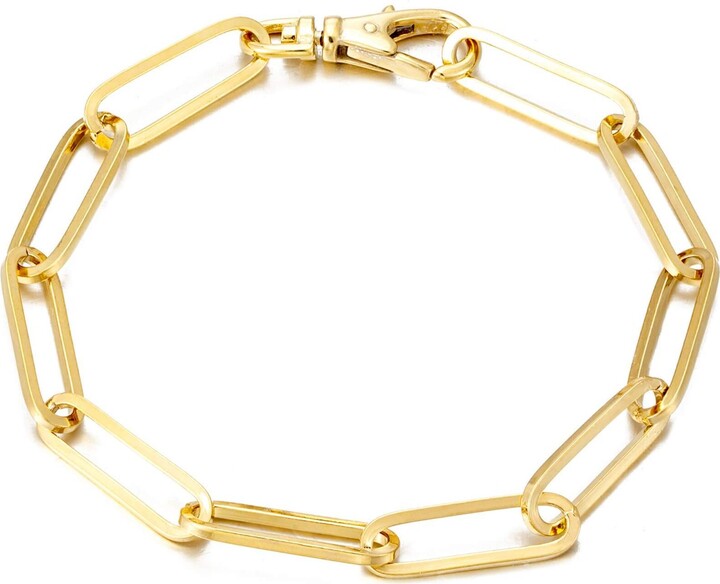 SEOL + GOLD - 22Ct Gold Vermeil Chain Link Bracelet - ShopStyle